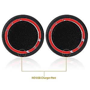 EP Earpads Replacement Protein Leather Memory Foam Ear Cushion Cover Compatible with Beats Ep Wired On-Ear Headphones (Black)