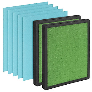 2-Pack P500 Replacement Filter Compatible with PURO-XYGEN P500 Purifier and KJ203F/PETS 300/APD801 Purifier, 4-IN-1 High-Efficiency Filters
