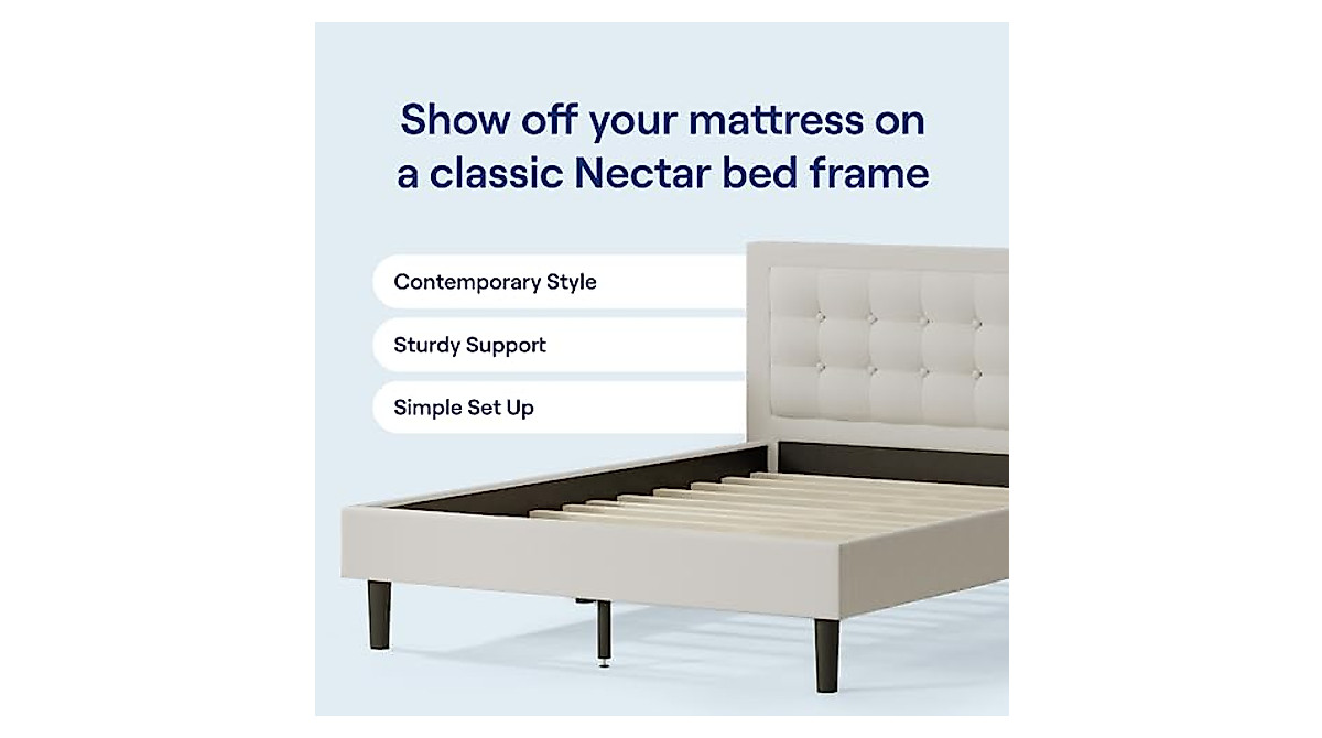 Nectar Bed Frame & Headboard – Stylish & Durable Design