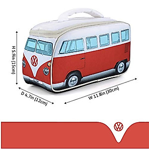 Volkswagen Insulated Lunch Box Bag - Spacious Reusable Tote Cooler Bag for Kids and Adults with Carry Handle - Official VW Bus Accessories, Multiple Colors