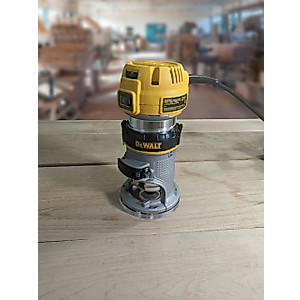 Precision machined 3/8" thick baseplate with bushing recess for Dewalt DWP611 / DCW600 / PC450 router 4" circle