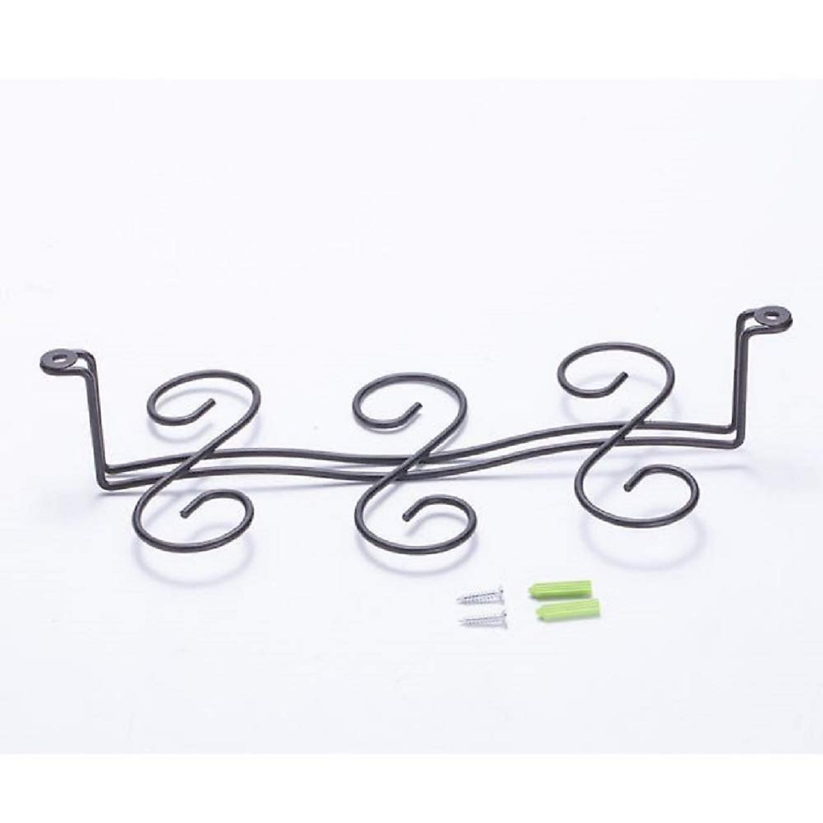 DBYAN Under Cabinet Wine Glass Rack Stemware Holder,Oil Rubbed Bronze 6 Cup Glasses Vintage Style Stainless Steel Wall-Mounted Hanging Wine Glass Hanger For Bar Home Cafe