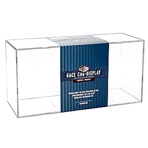 THE ORIGINAL BALLQUBE Race Car Display Case 1:24 Scale Die Cast Display Case Die Cast Box Square Clear Memorabilia Die Cast Race Car Holder