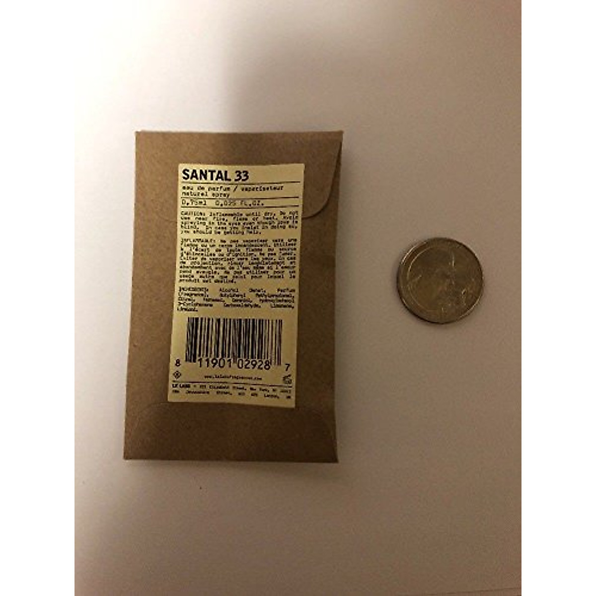 3 Le Labo Santal 33 Eau de Parfum Sample 0.025 oz/0.75 ml Vial Spalsh