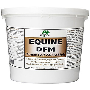 Nature's Farmacy Equine DFM (Direct Fed Microbial) Live Probiotics, Enzymes 50 Billion CFU Ounce