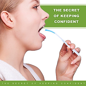 10 Pieces Tongue Scraper Tongue Cleaner Plastic Tongue Brush for Adults Oral Healthy Care, Pink Blue Green Purple Orange