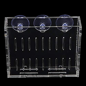 Exquisite Transparent Water Grass Cup, Safe 3 Suction Cups Design Aquarium Plant Cup, Tank Aquarium Aquarium Tank Decor for Landscape Plants Cultivation