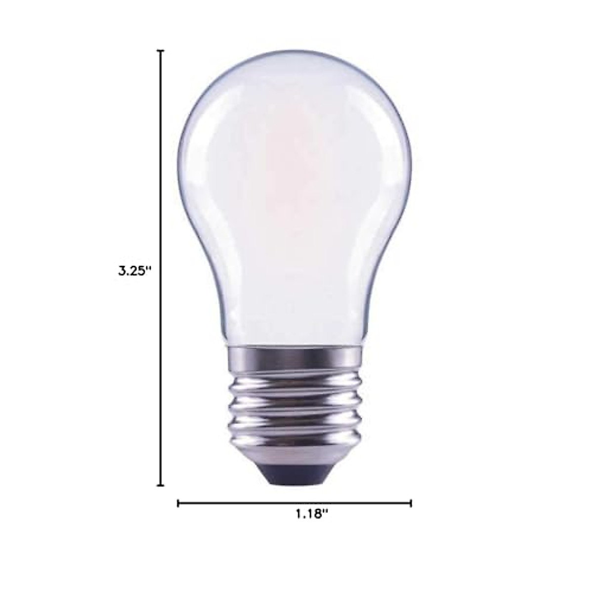 EcoSmart 40-Watt Equivalent A15 Dimmable Frosted Glass Filament Vintage LED Light Bulb in Soft White (6-Pack)