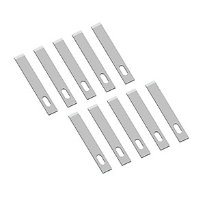 DAGIJIRD Back Cover Camera Glass Scraper Tool Removal Smoothing Scraper with 10 Pieces Replacement Blades for Phone Repair Rear Glue