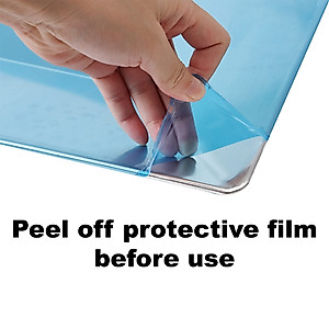 Replacement Patio Heater Heat Shield (Square) - Glass Tube Heat Shield with 3 Pre-Drilled Holes - Compatible with Gardensun BFC-A-SS Propane Gas Patio Heater and Other 4-Sided Glass Tube Heaters