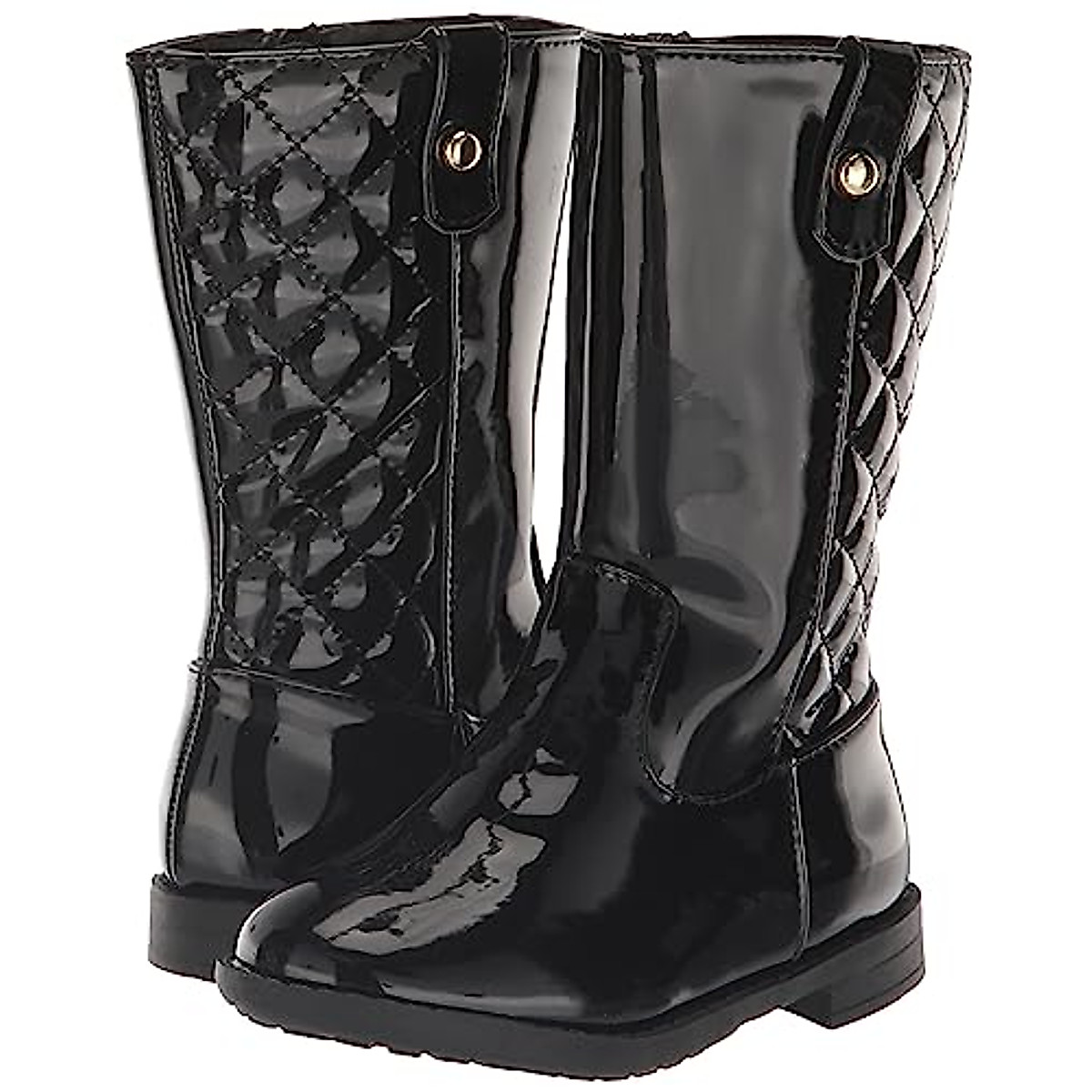 Gymboree Girls And Toddler Classic Cowgirl Tall Riding Western Boot, Black, 2 Big Kid US