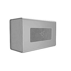 Razer Core X Aluminum External GPU Enclosure (eGPU): Compatible with Windows & MacOS Thunderbolt 3 Laptops, NVIDIA/AMD PCIe Support, 650W PSU, Mercury White