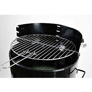 CMI Multi-Function Barbecue and Charcoal Smoker Grill,Heavy Duty Round BBQ Grill for Outdoor Cooking (16-Inch)