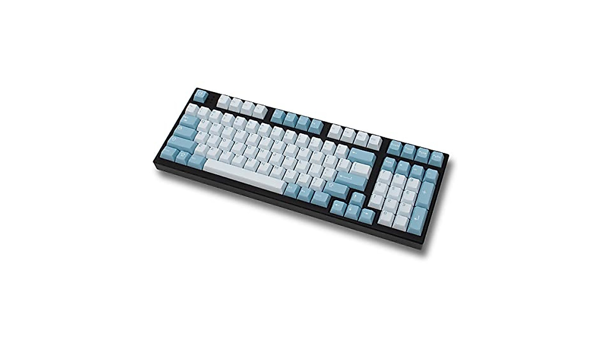 mintcaps Dreams Blue White Keycaps Set for Mechanical Keyboards