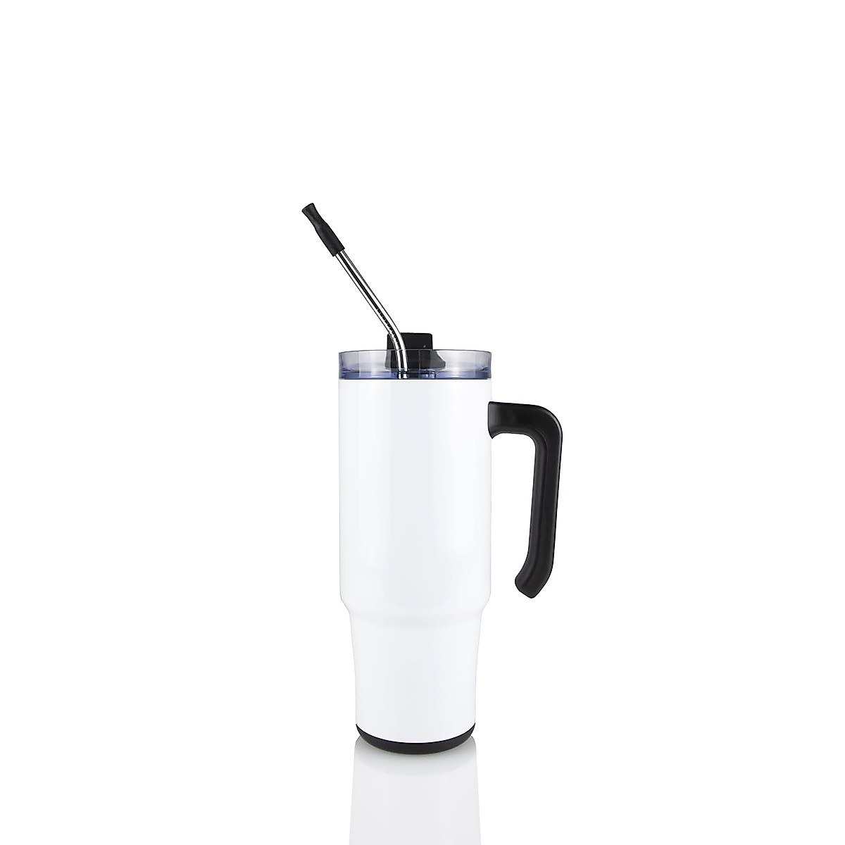 Hogg 30oz Sublimatable Grippy Speaker Tumbler DIY, Customizable, Add Logo, Vinyl, Alcohol Ink, or Glitter & Epoxy, Bulk/Wholesale Tumblers (White)