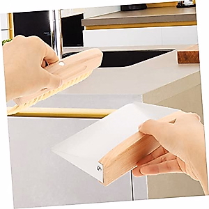 WHAMVOX 1 Set Small Broom Dustpan Espresso Grinder Brush Household Brooms Tabletop Dust Pan Mini Desktop Broom Mini Cleaning Broom Detailing Cleaning Tool Outdoor Broom Car Air Iron White