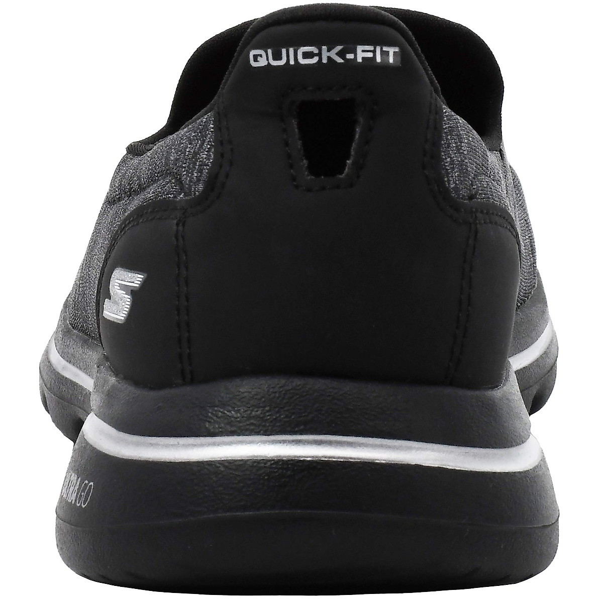 Skechers Women's GO Walk 5-Honor Sneaker, Black/Black, 7.5 Wide