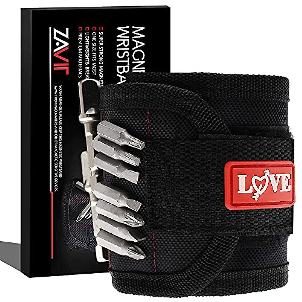 Gifts for Men Women Dad Anniversary,Universal Socket"ZAVIT",Magnetic Wristband"LOVE",Christmas Stocking Stuffers Birthday Gifts for Him.