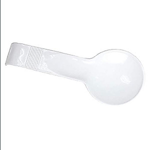 1 Spoon Rest Kitchen Utensils Home Decor Tools Spatula Holder Plastic White 12"