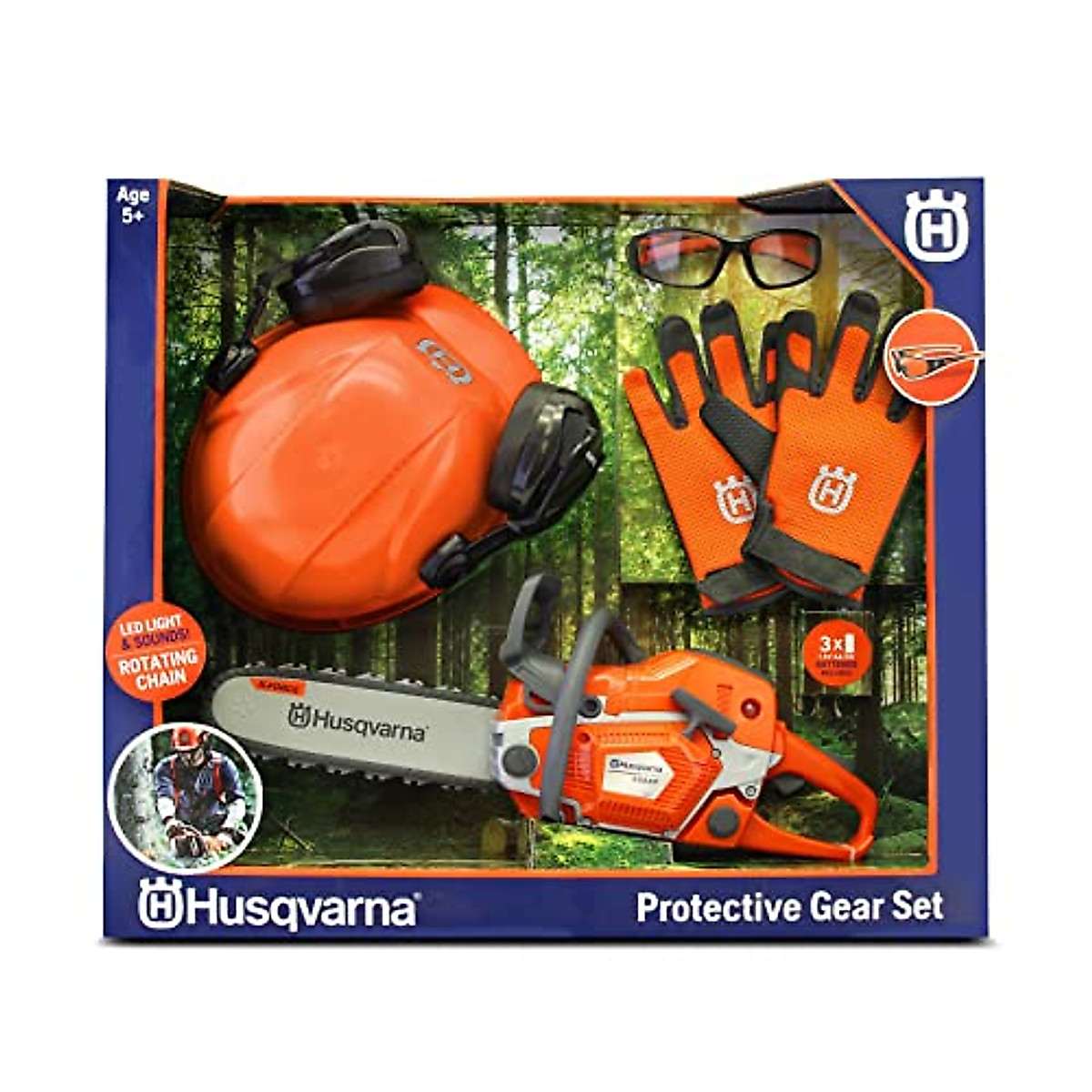 Husqvarna 550XP Toy Chainsaw and PPE Kit