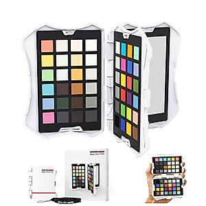 Datacolor Spyder Checkr Photo for Color Accuracy & Consistency, Portable Color Matching Tool with Ergonomic Case, 62 Color Targets, Color Correction Chart for Photography & Portraits (SCK310)