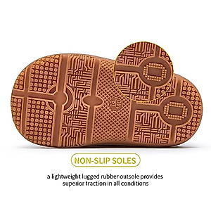 BMCiTYBM Baby Girls Boys Boots High Top First Walking Shoes Pink Size 6-12 Months Infant