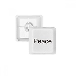 DIYthinker Peace Word Inspirational Quote Sayings Keycap Mechanical Keyboard PBT Gaming Upgrade Kit