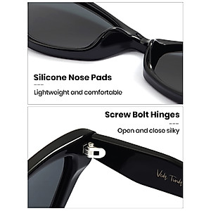 Veda Tinda Vision Oversized Cat Eye Sunglasses for Women Retro Trendy Acetate Frame Fun White Sun Glasses C22S04