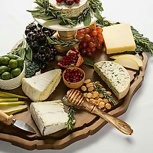 Olive Wood Honey Dipper- 6.2 Inch Wooden Honey Spoon, Honey Sticks,a stunning addition to any kitchen and Wedding Party Favors Gift