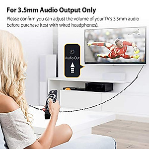 Avantree Long Cord Earbuds for TV & PC, 18ft / 5.5m Extension Cable Earphones with Mic & Extra Long Spring Coil Wire, Metal Stereo in-Ear Wired Bass Headphones for 3.5mm Audio Output Devices - HF027