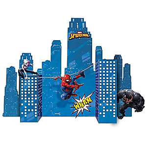 Ultimate Multicolor Spider Man Web Decorating Kit - 1 Set - Exclusive Web-Tastic Design & Fun Atmosphere - Ideal for Kids Birthday Celebration
