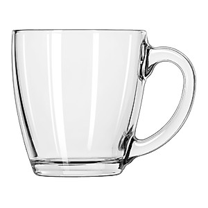 Libbey 15-1/2-Ounce Tapered Mug, Box of 6, Clear