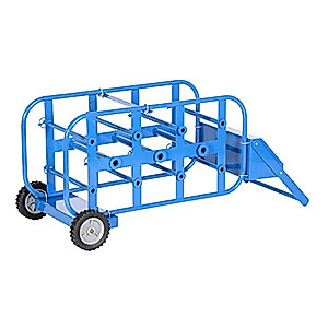 Vestil WIRE-D-E Steel Economy Wheel Wire Reel Caddy, Blue, 17-3/4" Width, 43-1/4" Height, 19-1/2" Depth, 150 lbs Capacity