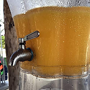 Naples Naturals Stainless Steel Spigot for Gravity Fed Water Filters and Beverage Dispensers, Requires 5/8-inch opening