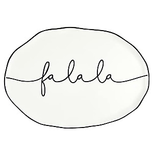 Santa Barbara Design Studio Holiday Ceramic Serving Platter, 14 x 10-Inch, Fa La La