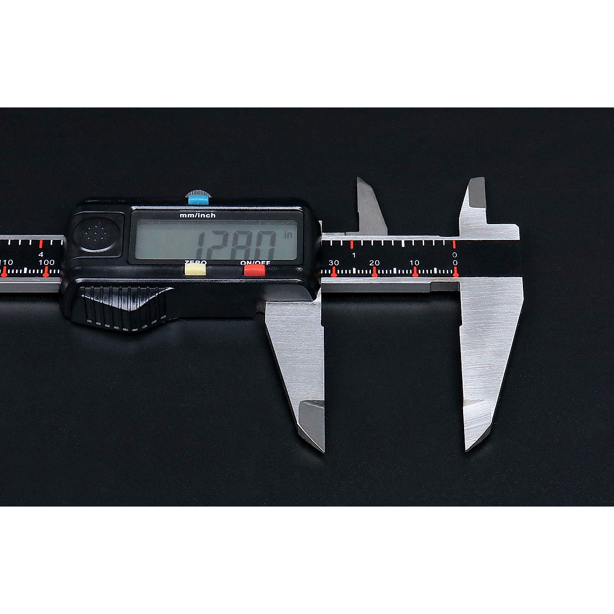 Accusize Industrial Tools 0-8'' / 0-200 mm Elctronic Digital Caliper with Extra Large Screen, Left-Hand, 0.0005''/0.01 mm Resolution, Ab11-L108