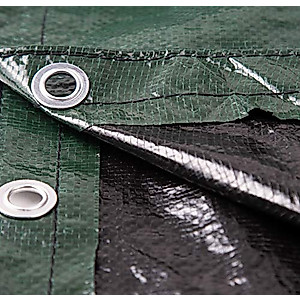 Blue Wave BWC836 Silver 12-Year 21-ft x 41-ft Oval Above Ground Pool Winter Cover,Forest Green