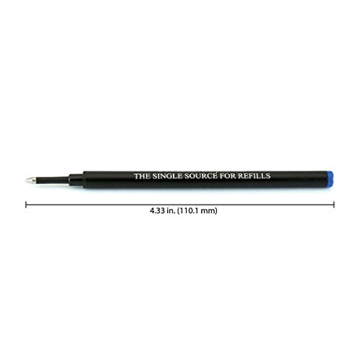 Monteverde Ceramic Rollerball Refill for Capped Rollerball Pens, Blue, 2 Pack (G232BU)