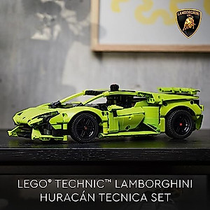 LEGO Technic Lamborghini Huracán Tecnica 42161 Advanced Sports Car Building Kit, Lamborghini Toy, for Kids Ages 9 and Up who Love Engineering and Collecting Exotic Sports Car Toys