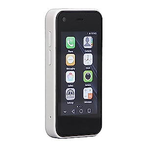 Rosvola Small 3G Smartphone, Quad Core 2.5 Inch Cellphone for Kids for Everyday Life (Pearl White)