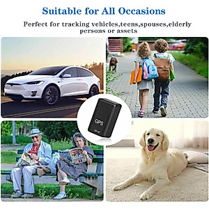 GPS Tracker for Vehicles, Mini Magnetic GPS Real Time Car Locator, Micro GPS Tracking Device, Full Global Coverage Long Standby GSM SIM GPS Tracker for Vehicle, Car, Person Location. No Subscription
