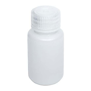 Cole-Parmer Essentials Wide-Mouth Plastic Bottle, HDPE, 60mL (2oz); 12/PK