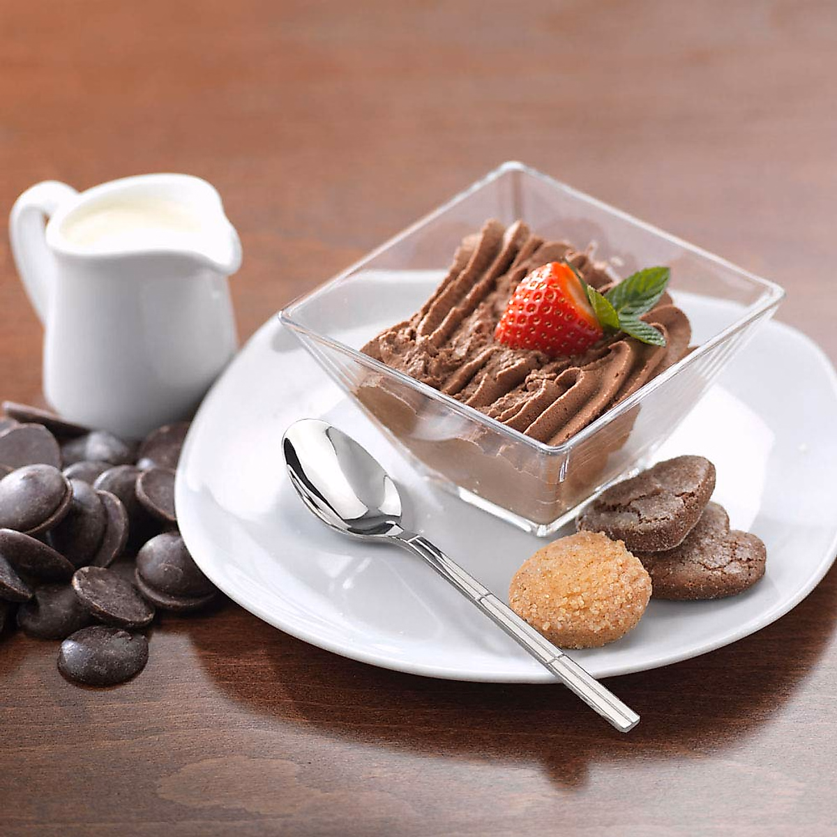 Lesbin Stainless Steel Flatware Dessert Spoon, Set of 12