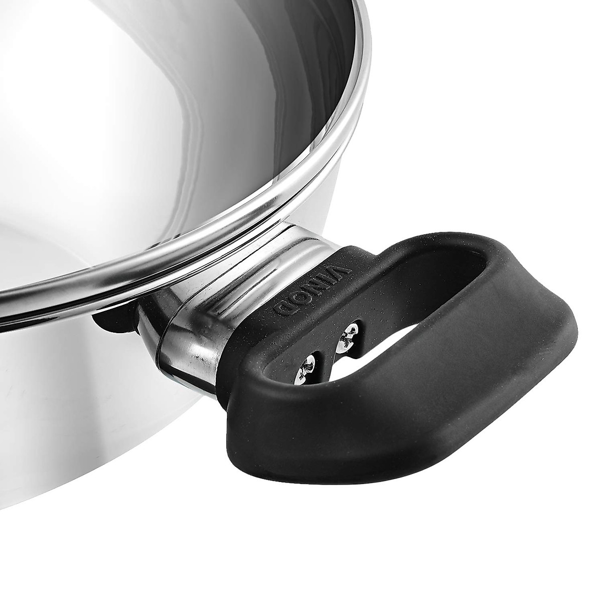 Vinod Stainless Steel Kadhai | Deluxe Wok With Glass Lid | Induction Friendly | Sandwich Bottom | 18cm Capacity | 1.6 Liters | Small-Size | Multi-Use Pot | Suitable For Indian Cooking, Gravy, Stews