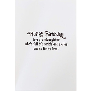 Greeting Card For Granddaughter With Love - Happy Birthday with Ballerina Mouse - Sparkles and Smiles