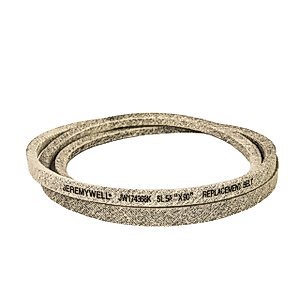 Jeremywell Mower Kevlar Belt 174368 fits Poulan Craftsman Husqvarna 180808, Made with Kevlar, 5/8''x89''