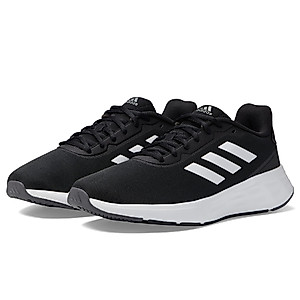 adidas Women's STARTYOURRUN Running Shoe, Black/White/Carbon, 8