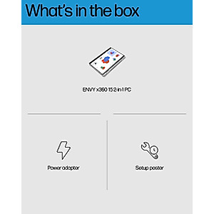 HP ENVY x360 Convertible 15-inch Laptop, Intel Core i7-1260P processor, Intel Iris Xe Graphics, 16 GB RAM, 1 TB SSD, Windows 11 Home (15-es2026nr, Natural Silver aluminum)