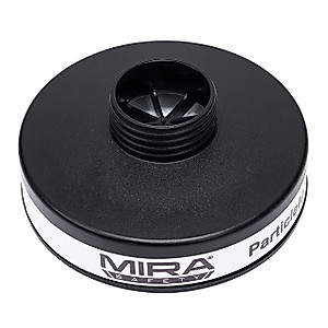 MIRA Safety - Single 40mm Gas Mask Filter - Air Respirator Filters - 20 Year Shelf Life