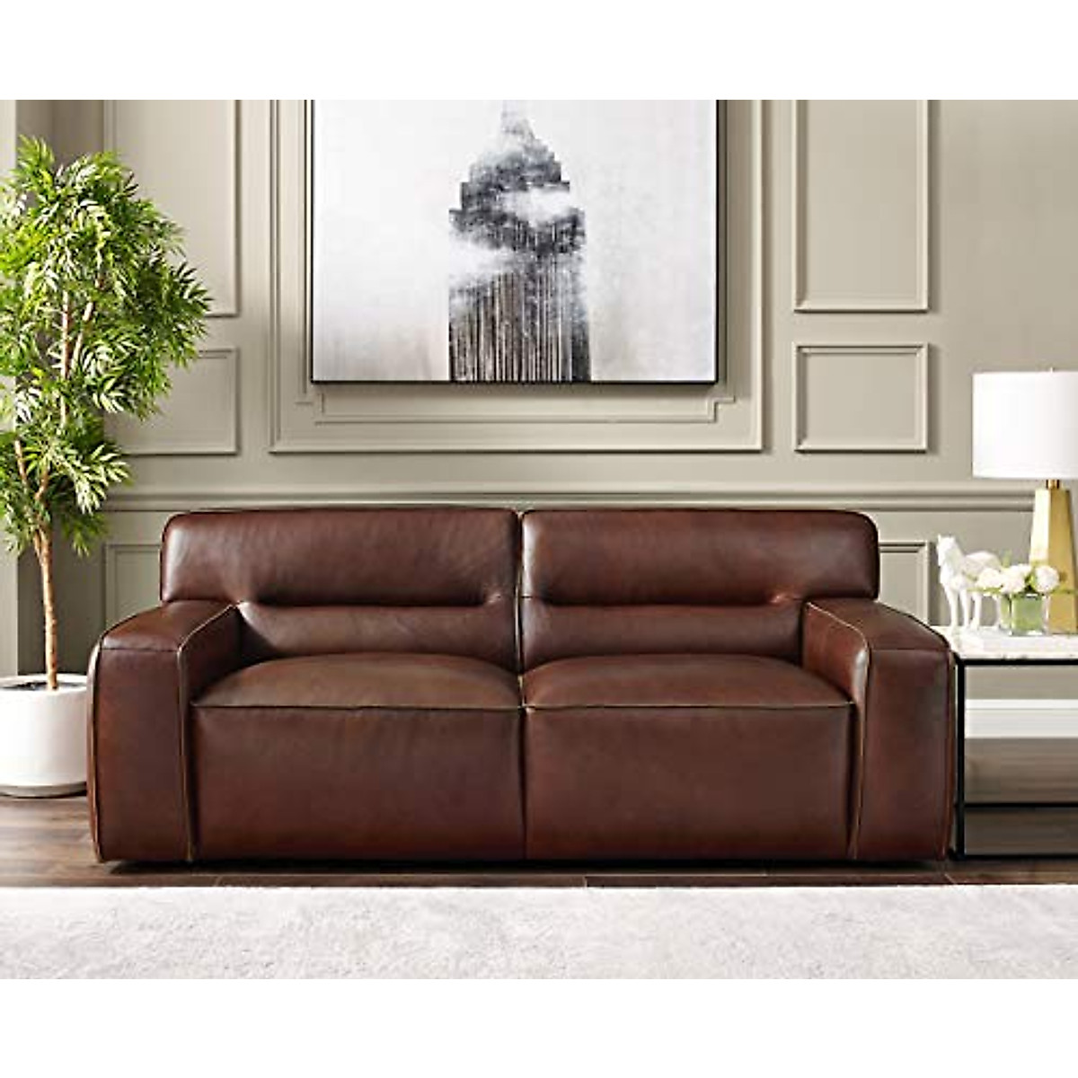 Sunset Trading Milan Love Seat, Deep, Brown